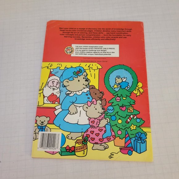 Playmore Inc. | Toys | Vintage 991 Christmas In Bearland Bear Coloring ...